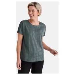 T-Shirt STOOKER WOMEN "CARLY Sport T-Shirt", Damen, Gr. 44/46, balsam gr&uuml;n, Feinstrick, 100% Polyester, loose fit, Rundhals, Shirts T-Shirt, Sport T-Shirt kurzarm f&uuml;r Damen