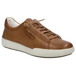 Sneaker Josef Seibel "Claire 24, camel", Damen, Gr. 36, braun (camel), Obermaterial: 100% Rindsleder Leather cow., Schuhe Sneaker