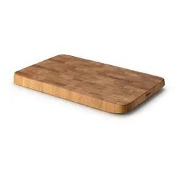Schneidebrett CONTINENTA "Hackbrett aus Stirnholz", eiche, B:30cm H:3,5cm L:46cm, Massivholz, Schneidebretter, 46x30x3,5 cm, hochwertige Qualit&auml;t