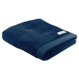 Handtuch Tom Tailor "Handtuch Color Bath Towel 1er Pack" Gr. M, blau (dunkelblau), B:50cm, Obermaterial: 100% Baumwolle CO., Handt&uuml;cher