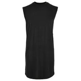 Shirtkleid Urban Classics "Urban Classics Damen Ladies Modal Padded Shoulder Tank Dress", Damen, Gr. XS, US-Gr&ouml;&szlig;en, schwarz, 77% Modal, 23% Polyester, unifarben, loose fit, Rundhals, Kleider Shirtkleid
