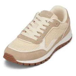 Marc O'Polo Sneaker MARC O'POLO "aus softem Veloursleder", Herren, Gr. 38, dusty sand, Obermaterial: 50% Leder, 50% Polyester, unifarben, Schuhe Sneaker