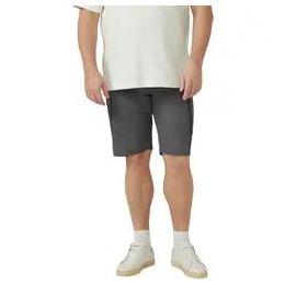 Cargoshorts, Herren, Gr. 48, N-Gr, grau, Web, Obermaterial: 98% Baumwolle, 2% Elasthan, s.Oliver MEN BIG SIZES, unifarben, regular fit knielang, Hosen, mit Cargo Taschen