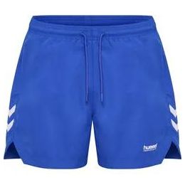 Badeshorts Hummel "HMLPULSE SWIM SHORTS", Herren, Gr. XL (54), N-Gr, dazzling blau, Obermaterial: 100% Polyester, Badehosen Badeshorts, mit Innenslip, seitliche Taschen