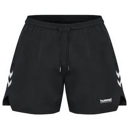 Badeshorts Hummel "HMLPULSE SWIM SHORTS", Herren, Gr. XL (54), N-Gr, schwarz, Obermaterial: 100% Polyester, Badehosen Badeshorts, mit Innenslip, seitliche Taschen