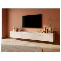 Lowboard "Essentials, TV-Board, TV-Kommode, TV-Schrank, TV-M&ouml;bel", kaschmir, B:333cm H:55cm T:42cm, Holzwerkstoff, MDF, LeGer Home by Lena Gercke, Sideboards, Lowboard, Breite: 333 cm, UV lackiert, Push-to-open-Funktion