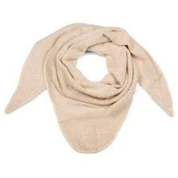 Dreieckstuch styleBREAKER "Strick Dreiecktuch meliert", Damen, beige, Obermaterial: 80% Viskose CV. 20% Wolle WO., Modisch, Modet&uuml;cher