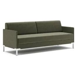 Schlafsofa HESTB&AElig;K "Hestb&aelig;k 415 3-Sitzer mit Klappfunktion", winter moss, B:208cm H:79cm T:82cm, 100% Polyester, Sofas, Schlafsofa, Umklappbar, Querschl&auml;fer, sehr komfortabel, Stauraum
