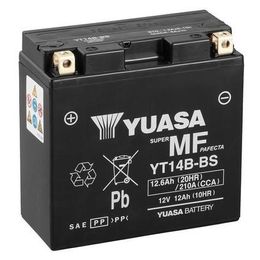Yuasa YT14B 12V 12Ah 210A Starterbatterie 13Ah f&uuml;r YAMAHA MOTORCYCLES