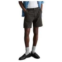 Marc O'Polo Shorts MARC O'POLO DENIM "aus Bio-Baumwolle und Leinen", Herren, Gr. L, Normalgr&ouml;&szlig;en, broken graphite, Obermaterial: 65% Baumwolle, 35% Leinen, unifarben, relaxed fit normal, Hosen Shorts