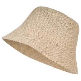 Fischerhut styleBREAKER "Fischerhut aus Papierstroh - Knautschhut", Damen, beige, Obermaterial: 100% Papierstroh PAS., Modisch, H&uuml;te