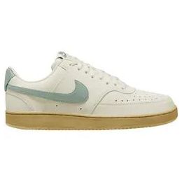 Sneaker Nike SPORTSWEAR "Court Vision Low", Herren, Gr. 44, sail, steam, Synthetik, Schuhe Sneaker, inspiriert vom Design des Nike Air Force