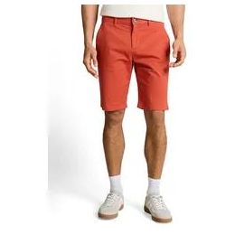 Webshorts Tom Tailor, Herren, Gr. 32, N-Gr, chili orange, Web, Obermaterial: 98% Baumwolle, 2% Elasthan, unifarben, regular fit kniefrei, Hosen, mit Stretch