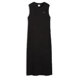 Sweatkleid Puma "HER Relaxed Kleid Damen", Damen, Gr. XL, Normalgr&ouml;&szlig;en, schwarz, Obermaterial: 38% Polyester, 4% Elasthan, 58% Baumwolle. Rippe: 38% Polyester, 58% Baumwolle, 4% Elasthan, relaxed fit, Rundhals, Kleider Sweatkleid