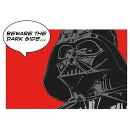 Bild Komar "Star Wars Classic Comic Quote Vader", bunt (farbe bild(er): bunt), B:70cm H:50cm, Holz, Papier, Bilder, Bild, Wandbild zur Dekoration im Kinderzimmer - ohne Rahmen