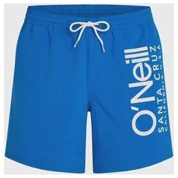 O`Neill Badeshorts O'NEILL "ORIGINAL CALI 16'' SWIMSHORTS", Herren, Gr. XXL (56), N-Gr, victoria blau, Obermaterial: 100% Polyester, Badehosen Badeshorts, mit seitlichen Eingrifftaschen und Ges&auml;&szlig;tasche, mit Stickerei am Bein