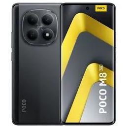 Xiaomi Smartphone "POCO M8 5G", Energieeffizienz: B (A-G), schwarz, 256 GB, Mobiltelefone