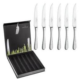 PICARD & WIELP&Uuml;TZ Steakmesser "Mia, im Geschenkkarton", silberfarben, B:19,6mm, Edelstahl, PICARD & WIELP&Uuml;TZ SOLINGEN, Essmesser, praktisches Steakmesser-Set