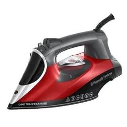 Russell Hobbs Dampfb&uuml;geleisen "One Temperature 25090-56", schwarz (schwarz, rot), B:11,8cm H:16,7cm T:32,2cm, B&uuml;geleisen, Dampfb&uuml;geleisen