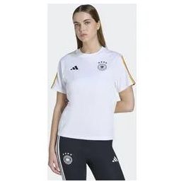 T-Shirt Adidas PERFORMANCE "DEUTSCHLAND DNA TRIKOT", Damen, Gr. XXL, wei&szlig;, Obermaterial: 100% Baumwolle, Rundhals, Shirts T-Shirt