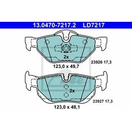 ATE Bremsen-Set VA + HA SIZW2N88G8 Bremsensatz, Scheibenbremse vorne hinten rechts links bel&uuml;ftet 300mm f&uuml;r BMW 34216855008 34116792219 34216774692