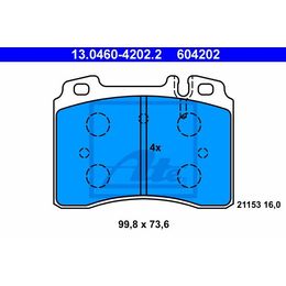 ATE Bremsensatz-Vorn und hinten SG00000E01 Bremsensatz, Scheibenbremse vorne rechts links bel&uuml;ftet 278mm f&uuml;r MERCEDES-BENZ 1244230812 A0014209520 0054