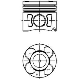 KOLBENSCHMIDT Kolben 41289600 f&uuml;r Opel Fiat