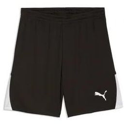 Trainingsshorts Puma "TEAMLIGA26 SHORTS", Herren, Gr. 3XL, N-Gr, Puma schwarz, Puma wei&szlig;, Puma wei&szlig;, Interlock, Obermaterial: 100% Polyester, unifarben, regular fit kniefrei, Hosen, mit DryCELL-Technologie, atmungsaktiv, Regular Fit