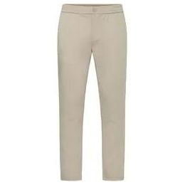 Chinohose Blend "Chinohose BHElmer", Herren, Gr. XL, N-Gr, beige (crockery), Obermaterial: 75% Polyester PES. 22% Viskose CV. 3% Elasthan EL., Hosen Chinohose