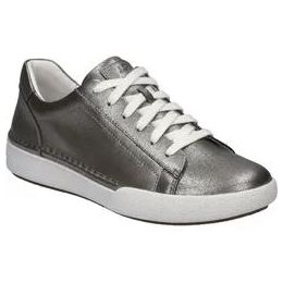 Sneaker Josef Seibel "Claire 01, platin", Herren, Gr. 41, grau (platin), Obermaterial: 100% Rindsleder Leather cow., Schuhe Sneaker