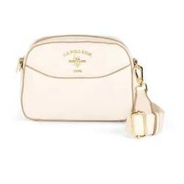 Schultertasche U.S. Polo Assn. "STANFORD SMALL CROSSBODY BAG Damen", Damen, Gr. onesize, sanftes wei&szlig;, Polyurethan, Taschen Schultertasche, Schultertasche Damen, Abendtasche, Fashion, Lifestyle, Sale
