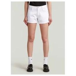 G-Star Raw Shorts G-STAR "Judee Boyfriend Shorts", Damen, Gr. 27, paper wei&szlig; gd, Obermaterial: 75% Baumwolle, 25% Baumwolle, Hosen Shorts