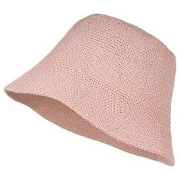Fischerhut styleBREAKER "Fischerhut aus Papierstroh - Knautschhut", Damen, rosa (rose), Obermaterial: 100% Papierstroh PAS., Modisch, H&uuml;te