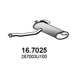 Asso Endschalld&auml;mpfer 167025
