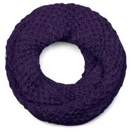 Strickschal styleBREAKER "Grobstrick Loop Schal", Damen, lila (violett), Obermaterial: 10% Viskose CV. 80% Polyacryl PAN. 10% Wolle WO., Modisch, Modet&uuml;cher