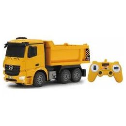 RC-Truck Jamara "Muldenkipper Mercedes Arocs", gelb, Fernlenkfahrzeuge, KinderB:28cm H:14cm T:10cm, Kunststoff, mit LED-Licht, B:28cm H:14cm T:10cm