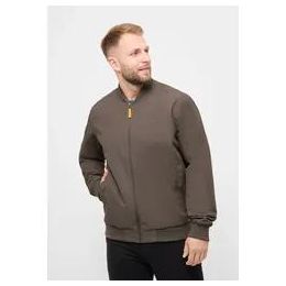 Regen- und Matschjacke Derbe "Blousby", Herren, Gr. M, morel_orange, Obermaterial: 100% Polyester; Futter: 100% Polyester, normal, Rundhals, elastischer Bund, Jacken, wasserabweisend, winddicht, Kapuze