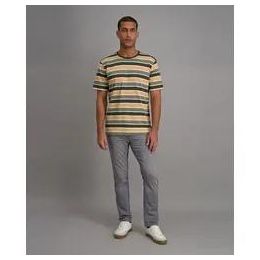 Chinohose "ERIC", Herren, Gr. 36, L&auml;nge 32, grau used, Web, Obermaterial: 84% Baumwolle, 14% Polyester, 2% Elasthan, Pioneer AUTHENTIC JEANS, straight fit lang, Hosen Chinohose, im Five-Pocket Style
