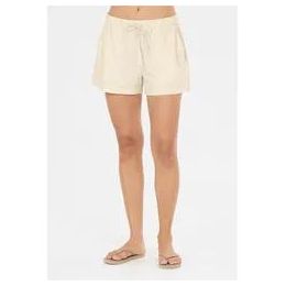 ENDURANCE ATHLECIA Shorts ATHLECIA "Resort V2", Damen, Gr. 36, EURO-Gr&ouml;&szlig;en, beige, 55% Leinen, 45% Viskose, unifarben, Hosen Shorts, atmungsaktiv