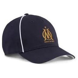 Flex Cap Puma "Olympique de Marseille KING Cap Erwachsene", Gr. onesize, grau (galactic gray), Obermaterial: 100% Baumwolle. Futter Vorderteil: 100% Baumwolle. Unter Schirm: 100% Baumwolle, unifarben, Caps