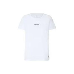 Rundhalsshirt North Bend "Rundhalsshirt NBKunt", Damen, Gr. 42, wei&szlig;, Obermaterial: 60% Baumwolle CO. 40% Polyester PES., Shirts Rundhalsshirt