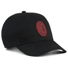 Flex Cap Puma "AC Milan Essentials Cap Jugendliche", Jungen, Gr. onesize, schwarz (schwarz for all time rot), Obermaterial: 100% Baumwolle. Futter Vorderteil: 100% Baumwolle. Unter Schirm: 100% Baumwolle, unifarben, Caps