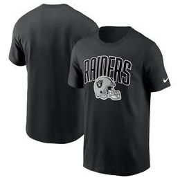 T-Shirt Nike "Nike T-Shirt Las Vegas Raiders Nike Essential Team", Damen, Gr. L, schwarz, 100% Baumwolle, Shirts T-Shirt