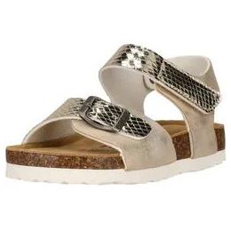Sandale ZIGZAG "Avila", M&auml;dchen, Gr. 31, goldfarben, braun, Polyurethane, Schuhe Sandale, mit atmungsaktivem Fu&szlig;bett