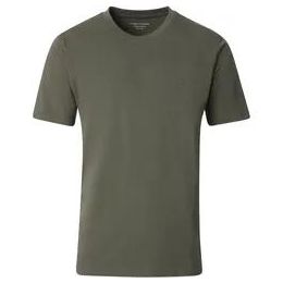 T-Shirt Casamoda "Casamoda T-Shirt uni", Damen, Gr. 6XL, gr&uuml;n (olive), 100% Baumwolle, Shirts T-Shirt