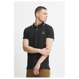 Poloshirt Blend "BHPolo", Damen, Gr. S, schwarz, Web, 95% Baumwolle, 5% Elasthan, unifarben, regular fit normal, V-Ausschnitt, Shirts, Klassisches Polo-Shirt