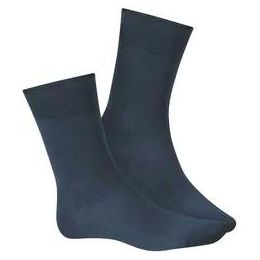 Socken Hudson "Socke Relax Exquisit", Damen, Gr. 45-46, schwarz (nachtblau 0311), Obermaterial: 97% Baumwolle CO. 3% Elasthan EL., Socken Socken