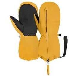 F&auml;ustlinge Reusch "Moritz Mitten", Kinder, Gr. 4, gelb, 50% Polyester, 30% Polyamid, 20% Polyurethan, mehrfarbig, Handschuhe F&auml;ustlinge, mit w&auml;rmender und atmungsaktiver Funktion