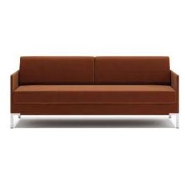 Schlafsofa HESTB&AElig;K "Hestb&aelig;k 415 3-Sitzer mit Klappfunktion", rusty orange, B:208cm H:79cm T:82cm, 100% Polyester, Sofas, Schlafsofa, Umklappbar, Querschl&auml;fer, sehr komfortabel, Stauraum