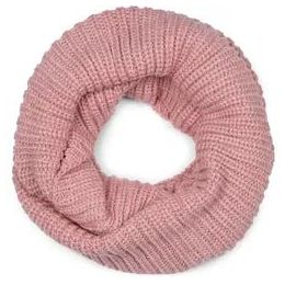 Strickschal styleBREAKER "Unifarbener Feinstrick Loop", Damen, rosa (altrose), Obermaterial: 100% Polyacryl PAN., Modisch, Modet&uuml;cher